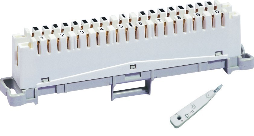 10pair LSA back mount copper Wire Connection Cable Terminal Module ...