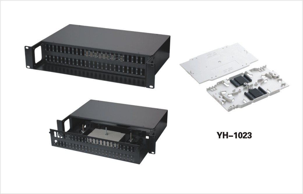Durable Fiber Optic Patch Panel 48 Port 2U SC Duplex Adaptor For ...