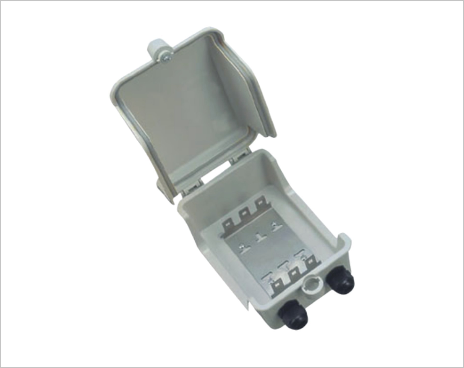 Waterproof 30 Pair Network Cable Distribution Box Instrument Enclosures ...