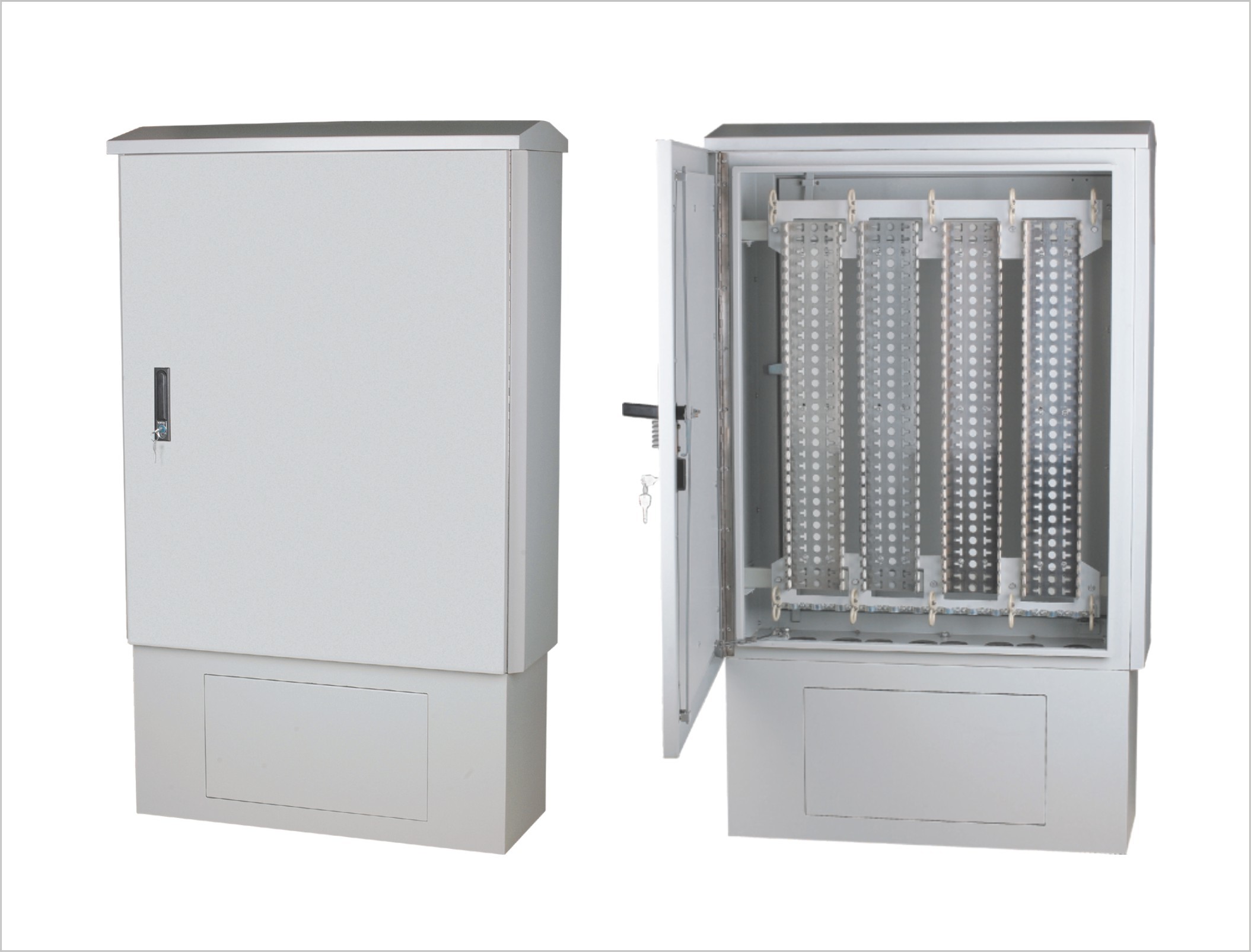 Large SMC Telecommunication Fiber / Cable Distribution Box Stand ...